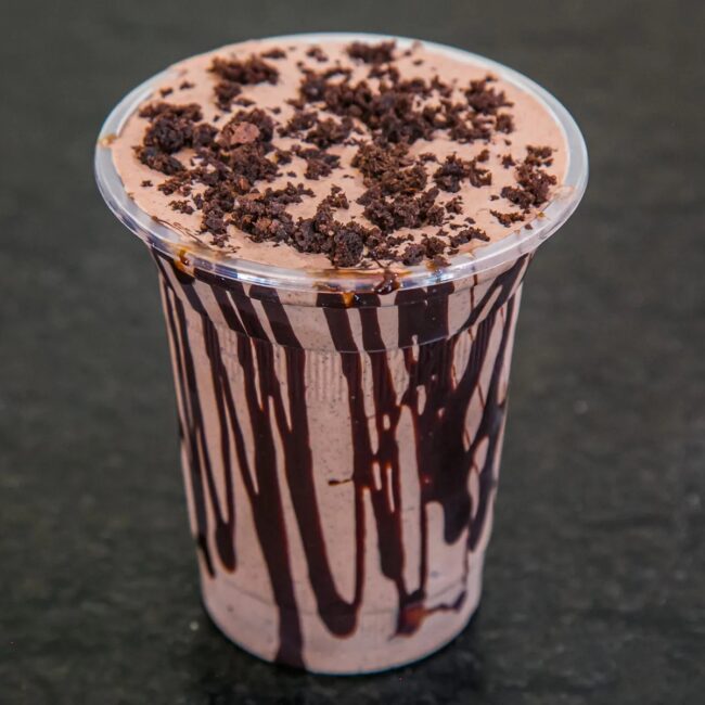 Nutella Brownie Blast Milk Shake - Cone Stone